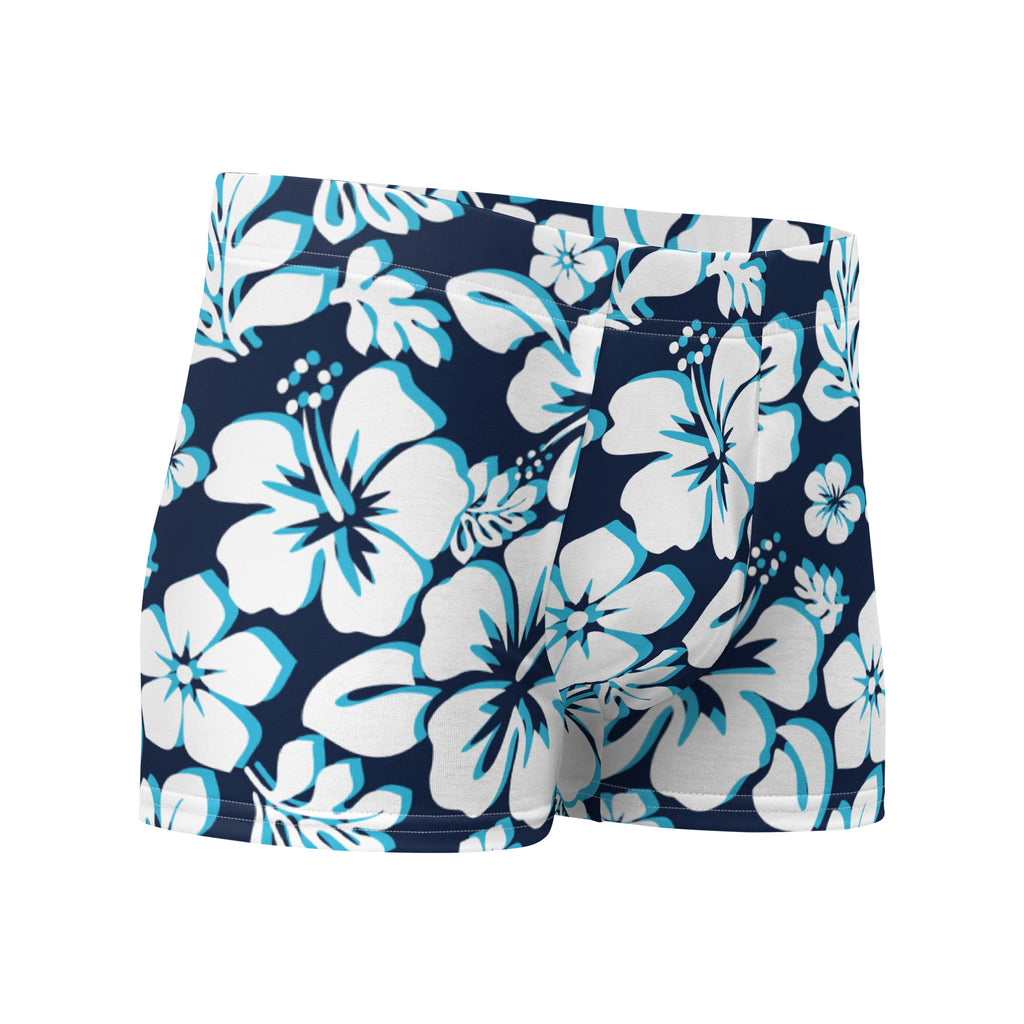 Ocean Blues Hawaiian Flowers Men's Boxer Briefs – by Extremely Stoked®