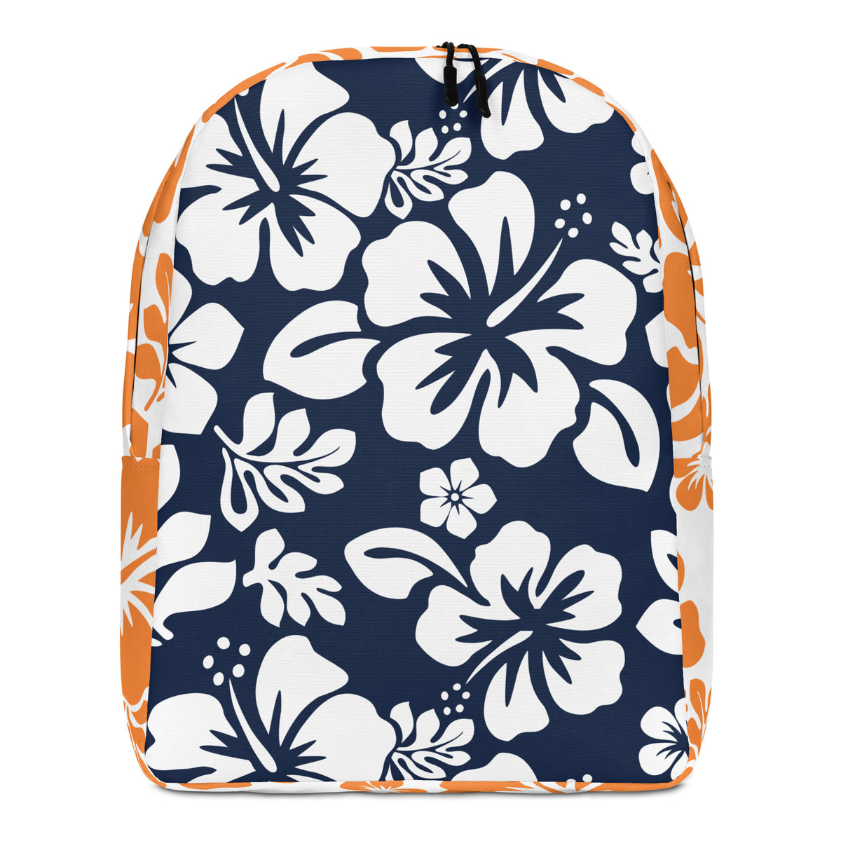 Aqua Blue, Orange and White Hawaiian Print Backpack – Extremely Stoked