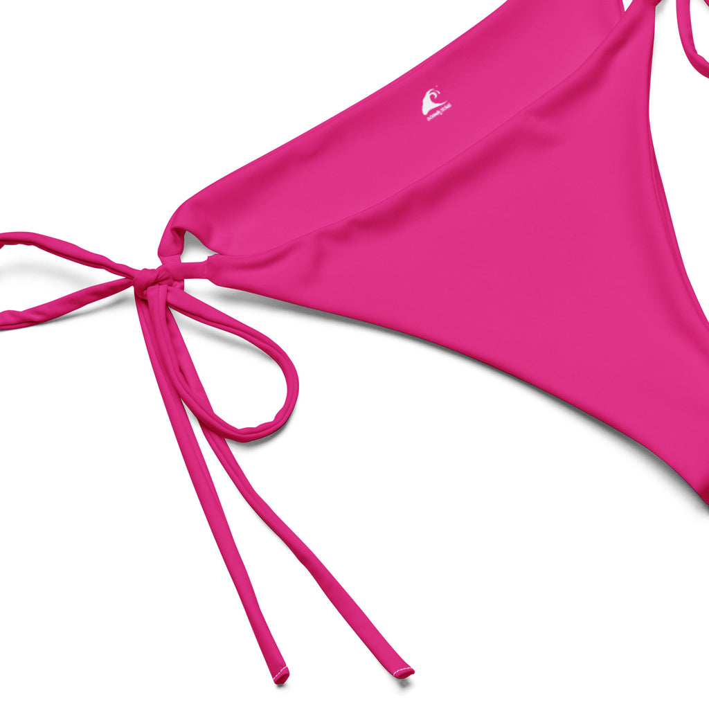 Hot Pink String Bikini Bottoms – Eco Swimwear from Extremely Stoked®