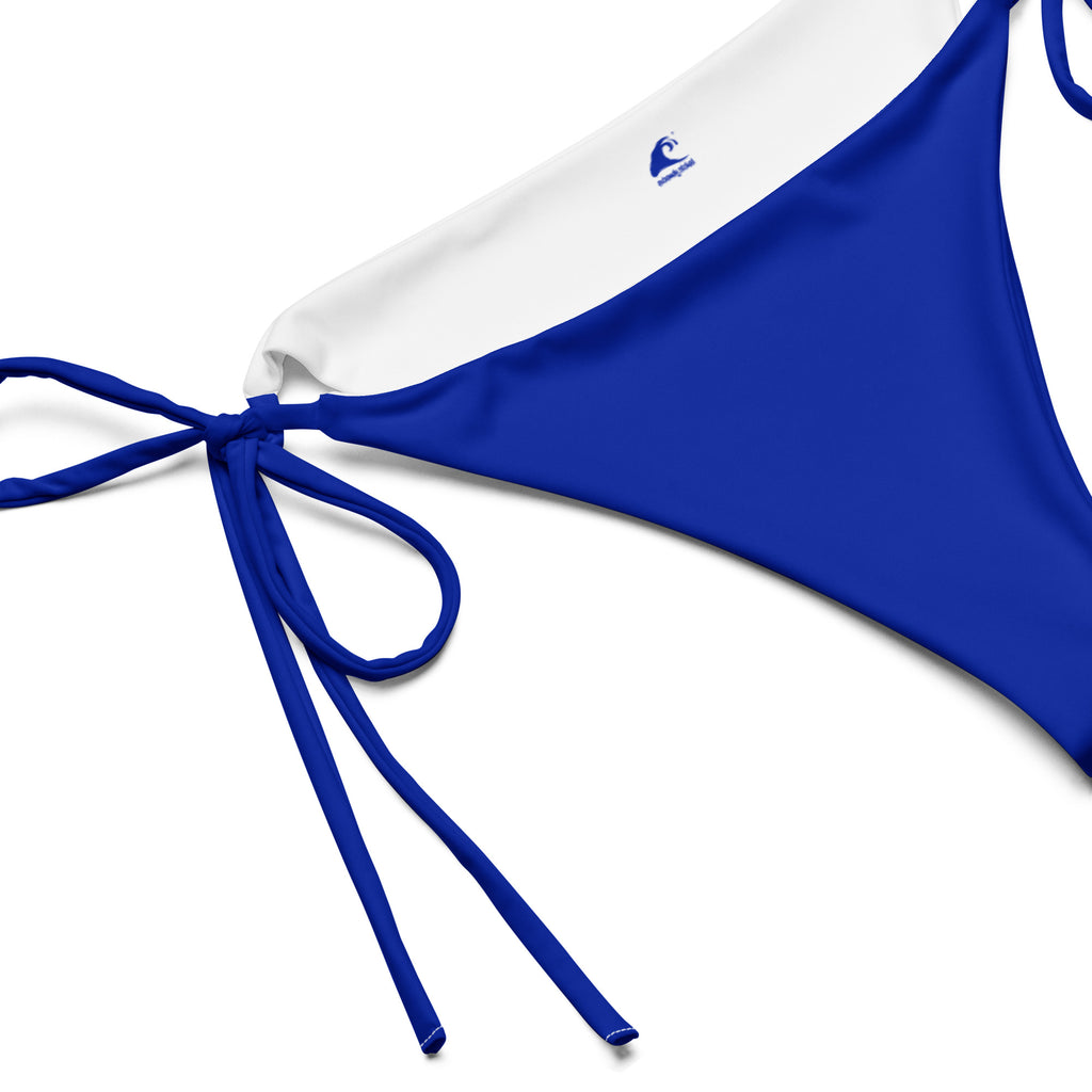 Royal Blue String Bikini Bottoms – Eco Swimwear – Extremely Stoked