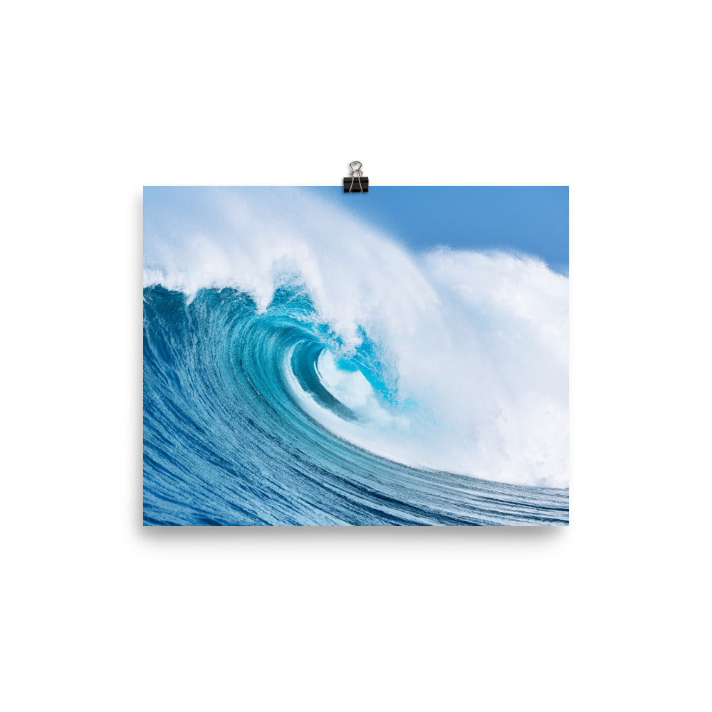 Ocean Wave Poster – Extremely Stoked